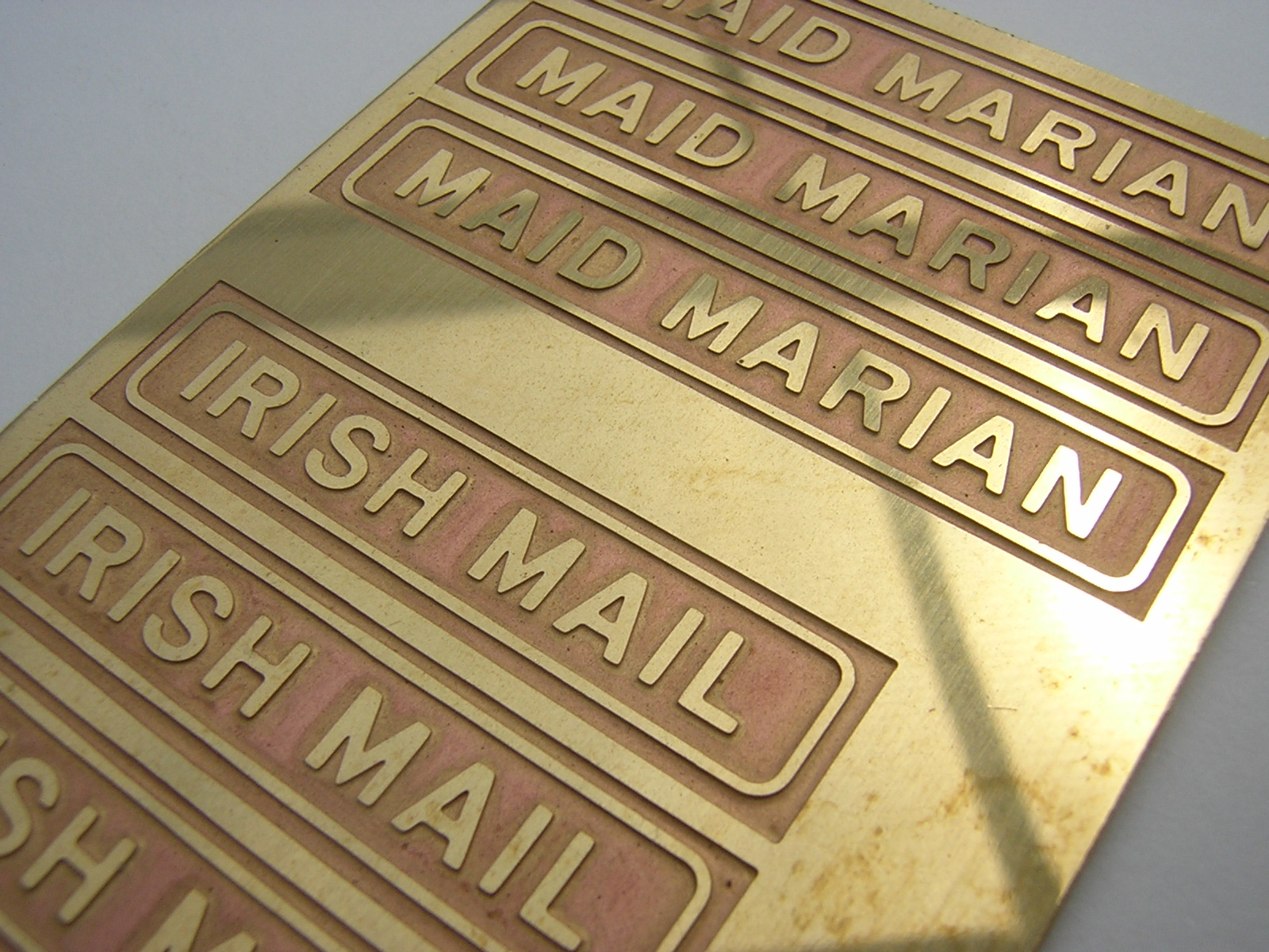 Galleries - Loco Nameplates